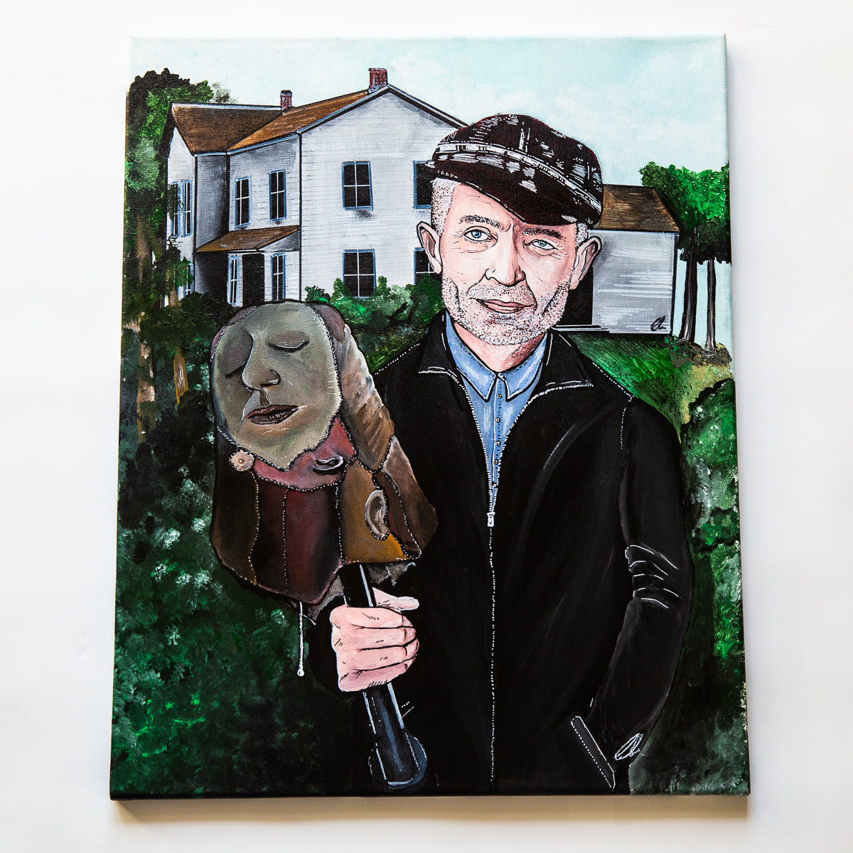 Ed Gein Canvas Painting | Serial Killer Shop