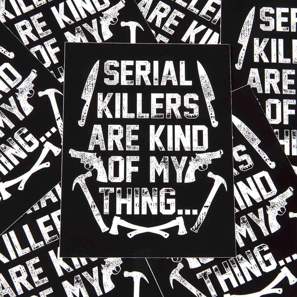 Serial Killer Stickers | True Crime | Serial Killer Shop