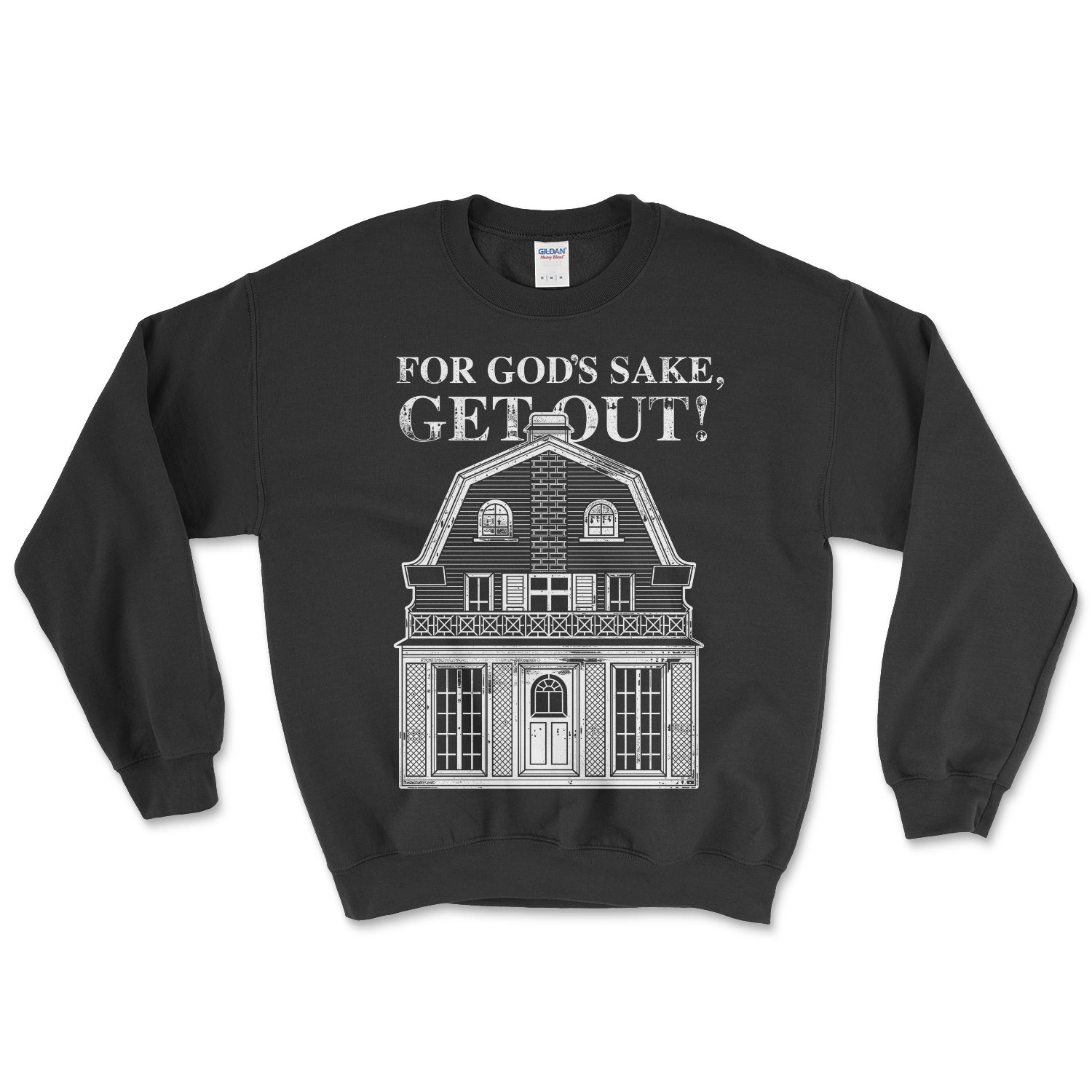 For God's Sake Get Out Sweater | Serial Killer Shop